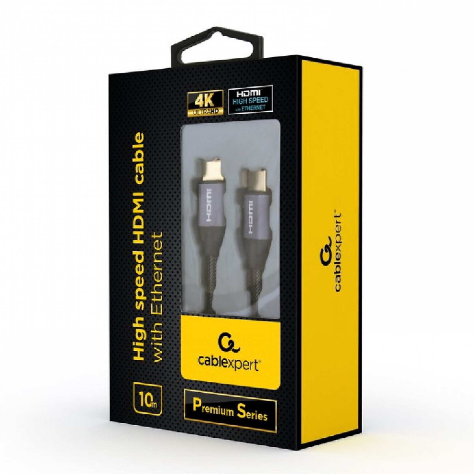 CABLU video GEMBIRD, HDMI (T) la HDMI (T), 10m, premium,conectori ...