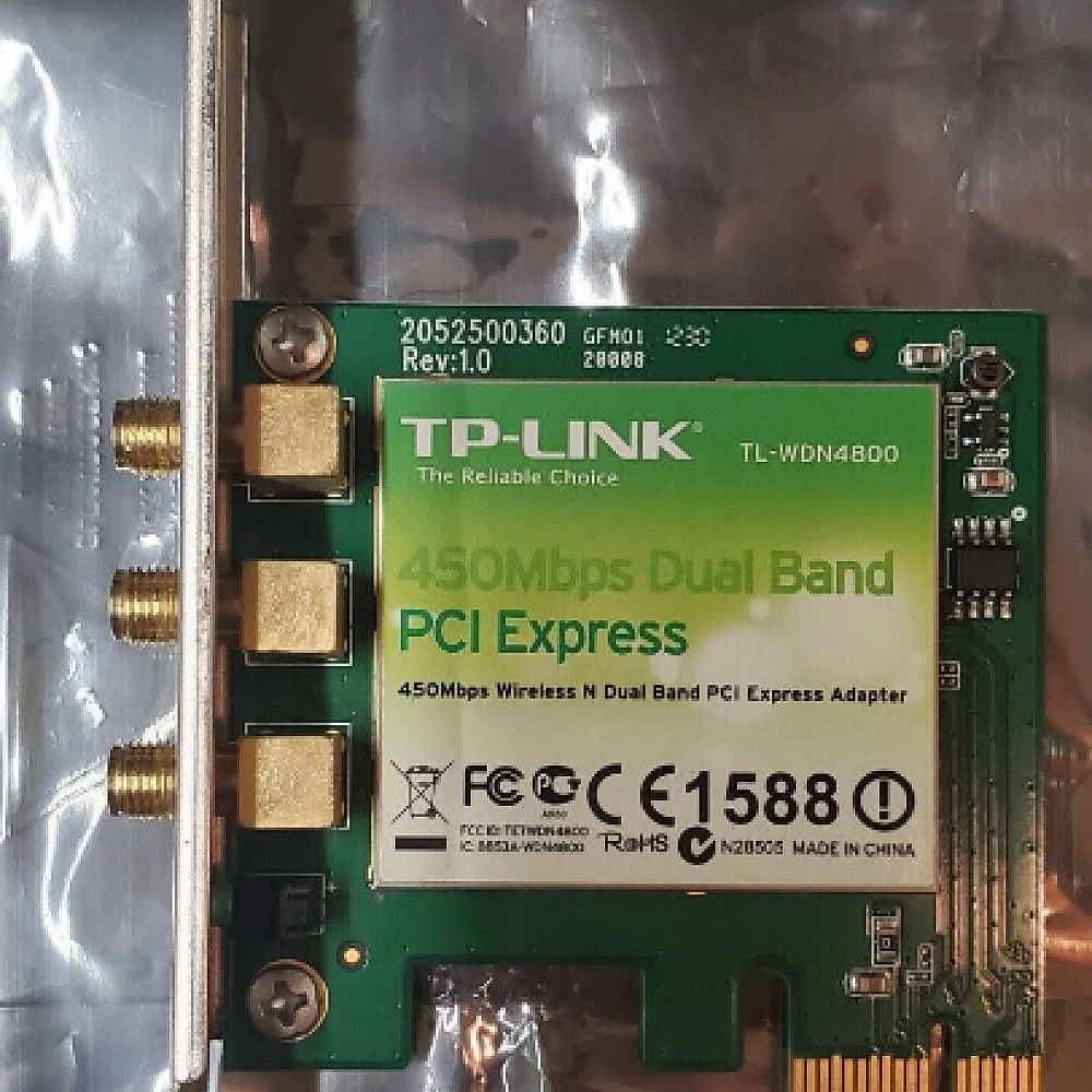 Placa Retea WI-FI Refurbished TP-LINK TL-WDN4800 N900 Dual Bnad PCI-E ...